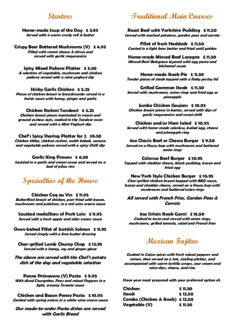 Menus | Chapter & Verse